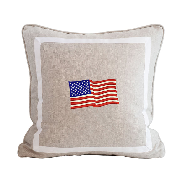 American Flag Pillow 18" – Annapolis Pillow Company